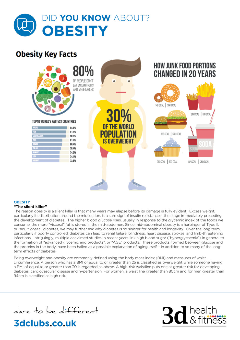 Information Sheets - 3d Clubs